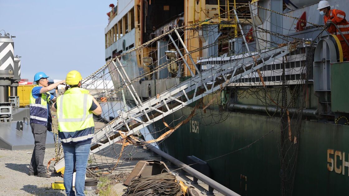 Seeleute der "Polesie" erhalten nach Schiffsunfall Unterstützung in ...
