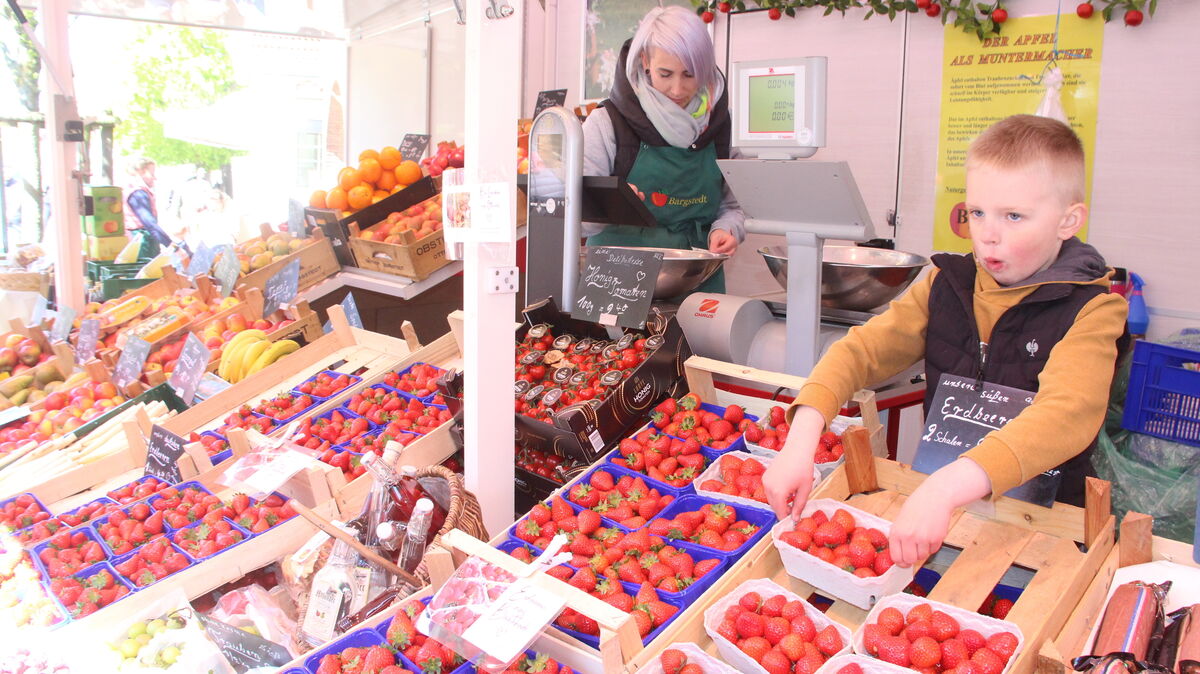 Fotos aus Otterndorf: Über den 10. Bauernmarkt in der Altstadt bummeln ...