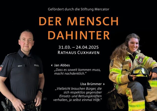 Übergriffe auf Einsatzkräfte: Ausstellung in Cuxhaven zeigt die Menschen dahinter | CNV Medien