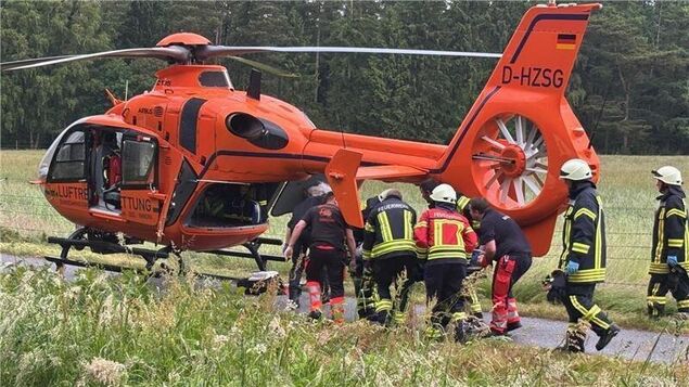 "Massenanfall von Verletzten" im Kreis Stade: Hubschrauber nach Unfall im Einsatz | CNV Medien